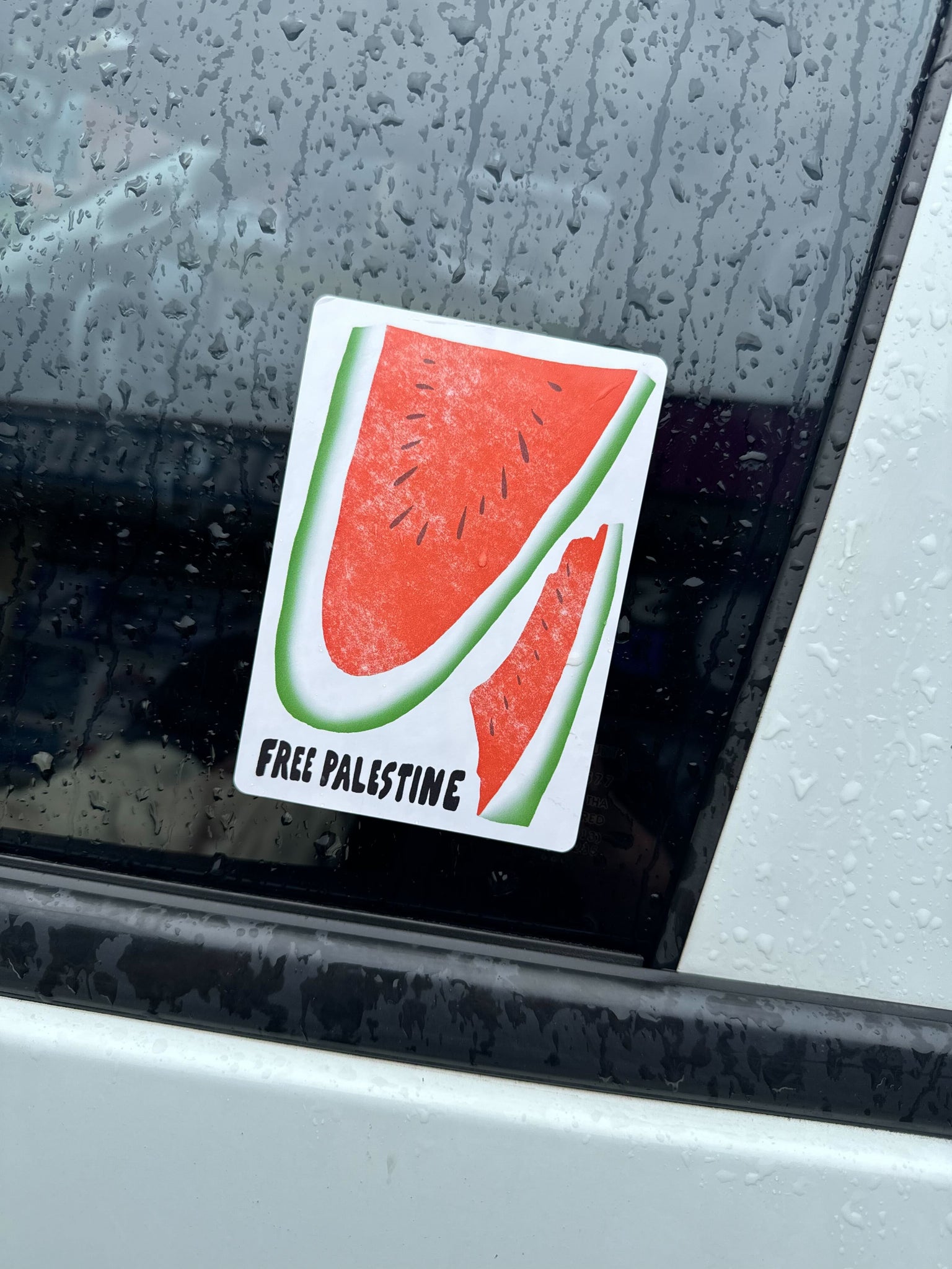 Free Palestine Sticker – Jet Black Cat Music